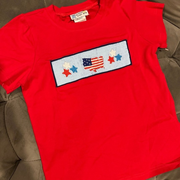 Shirts & Tops | American Flag Smocked Shirt Southern Smocks | Poshmark